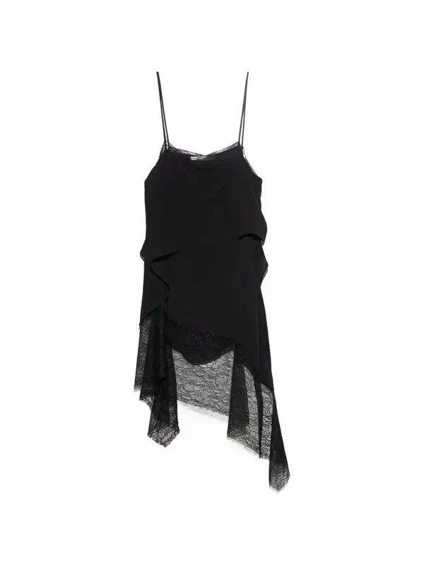 Bimba Y Lola Fluid Top Layers Washed - Black