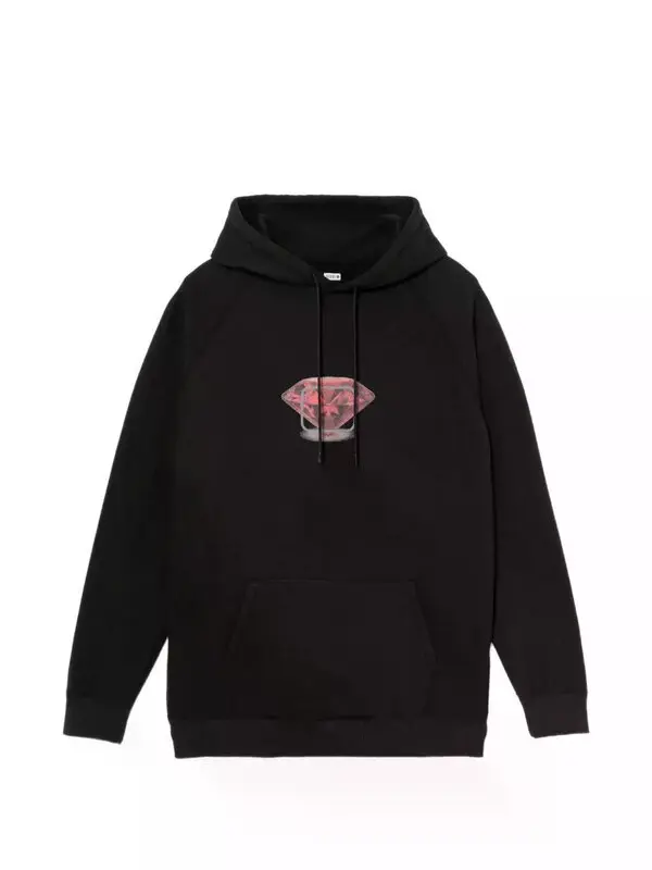 SEQUEL Graphic-print Raglan-sleeve Hoodie