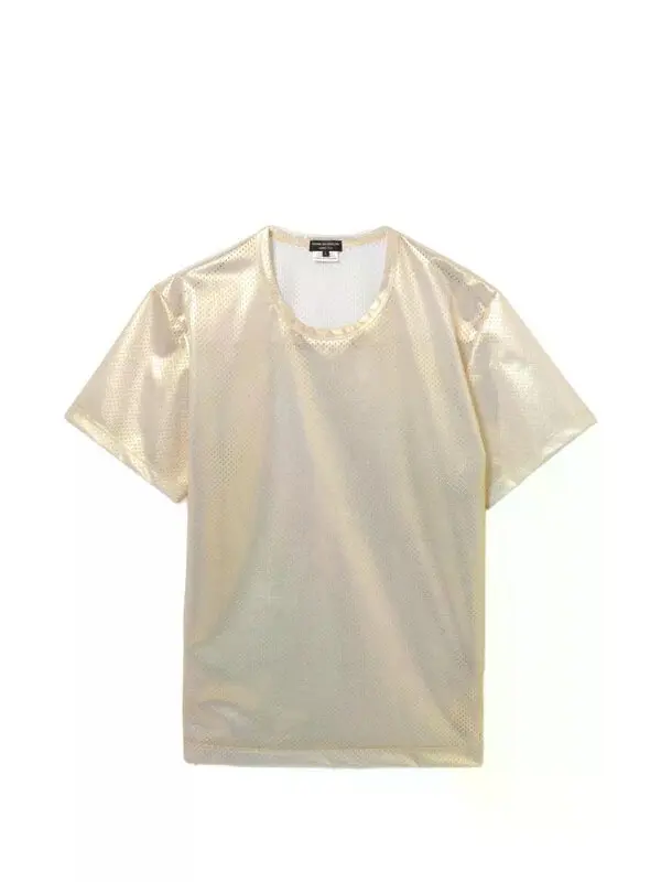 Comme Des Garçons Short-sleeve Perforated T-shirt