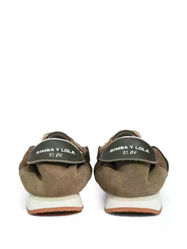 Bimba Y Lola Dark Green Suede 13 06 Sneakers