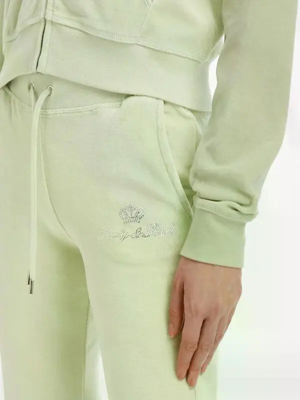 Sporty & Rich Logo-embellished Flared Trousers