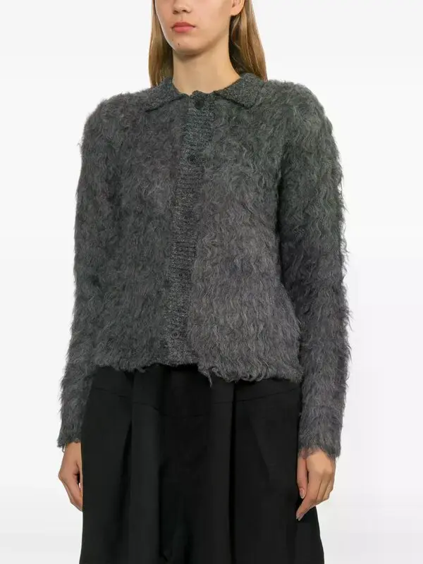 Toga Shaggy-knit Cardigan