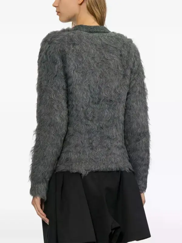 Toga Shaggy-knit Cardigan