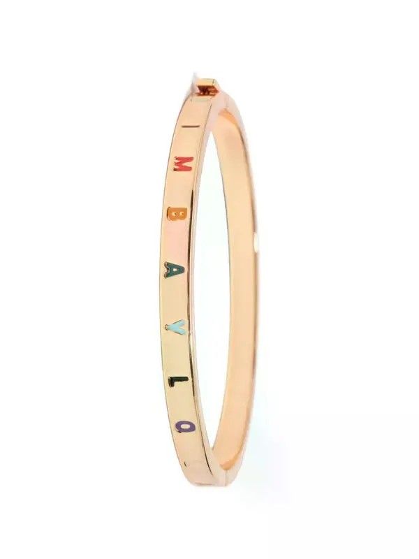 Bimba Y Lola Rigid Bracelet With Multicolored Logo