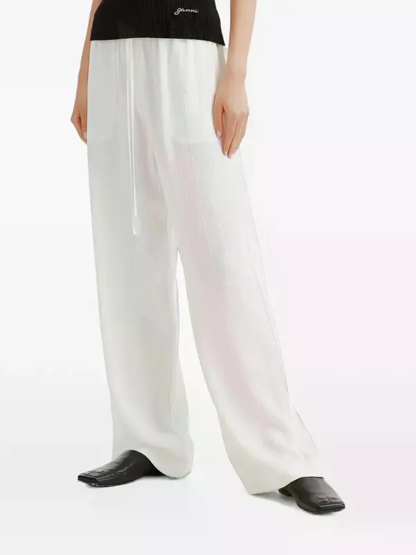 TOTEME Drawstring Wide-leg Trousers