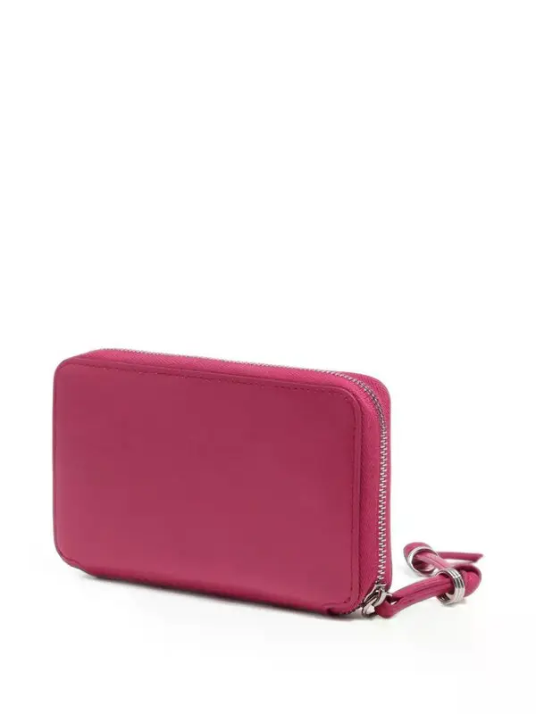 Bimba Y Lola Medium Fuchsia Leather Wallet