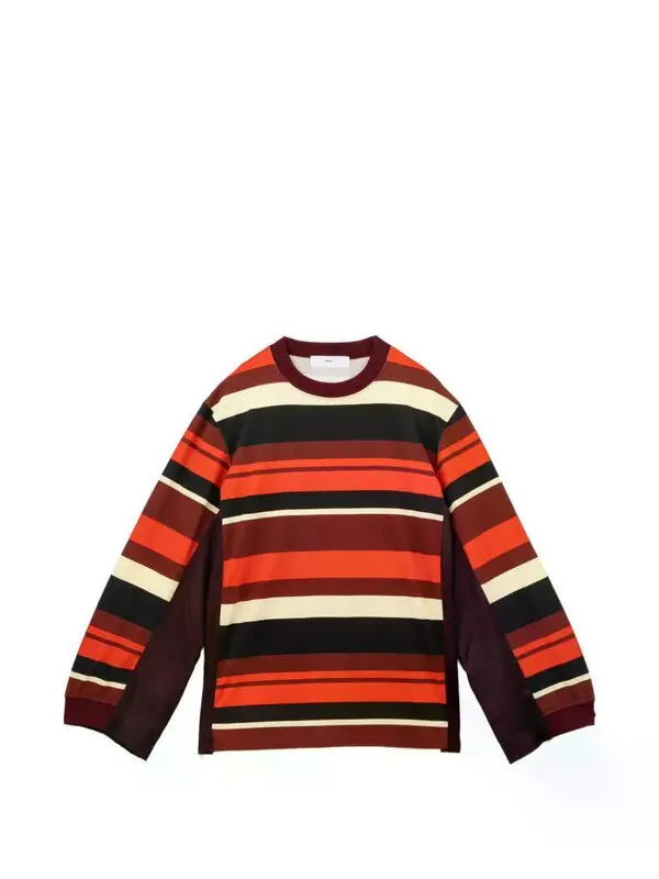 Toga Horizontal-stripe Long-sleeve T-shirt
