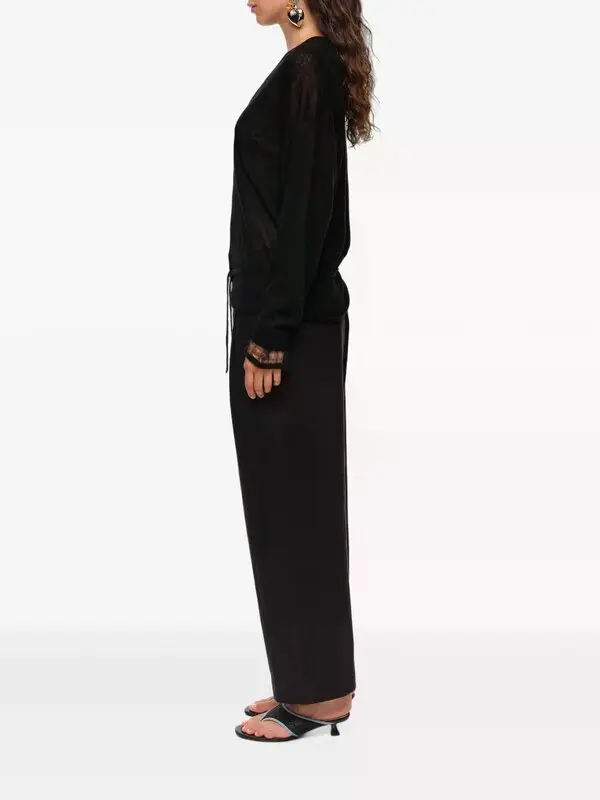 Bimba Y Lola Wool Sweater With V-neck