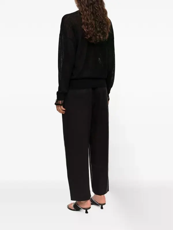 Bimba Y Lola Wool Sweater With V-neck