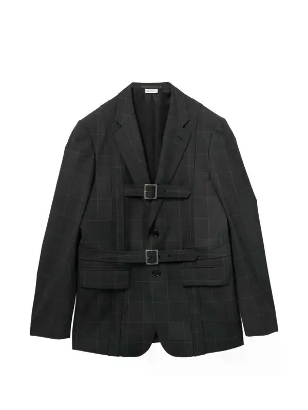 Comme Des Garçons Belted Blazer - Grey