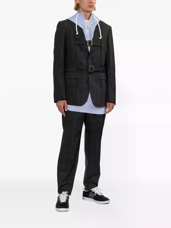 Comme Des Garçons Belted Blazer
