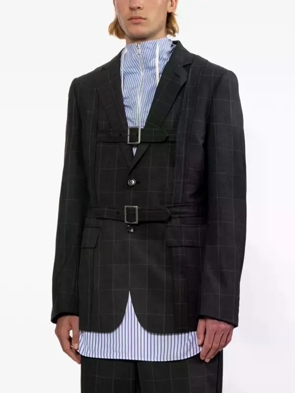 Comme Des Garçons Belted Blazer