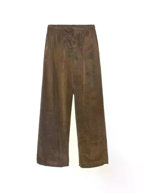 Bimba Y Lola Dark Olive Flowy Jogger Pants