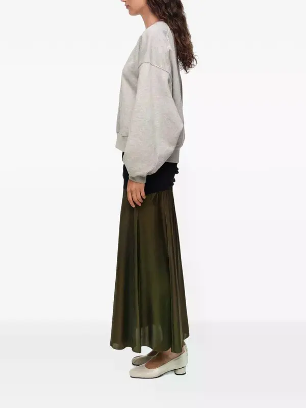 Bimba Y Lola Two-tone Gathered A-line Skirt