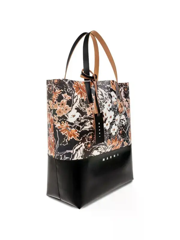 Marni Floral Print Tote Bag