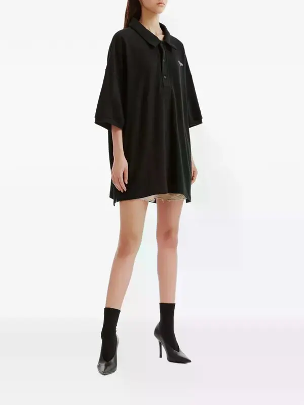 We11Done Logo-print Oversized Polo Shirt