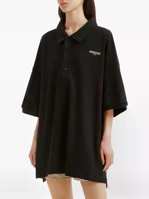 We11Done Logo-print Oversized Polo Shirt