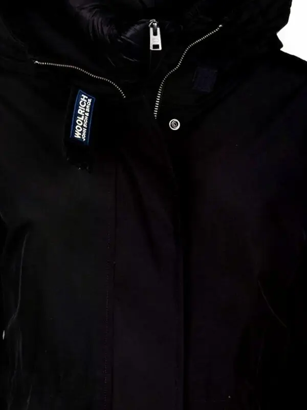 Woolrich Hooded Drawstring-waist Coat