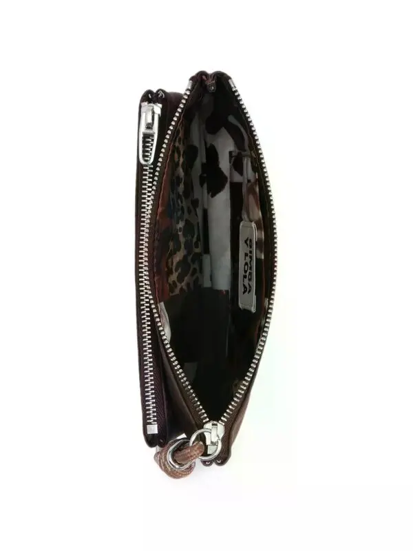 Bimba Y Lola Mocha Nylon Pocket Wallet