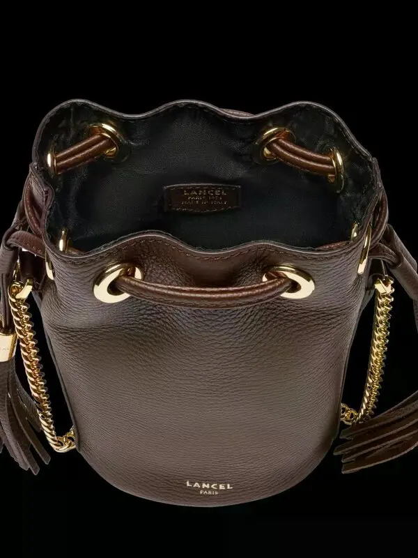 LANCEL Chain-link Bucket Bag