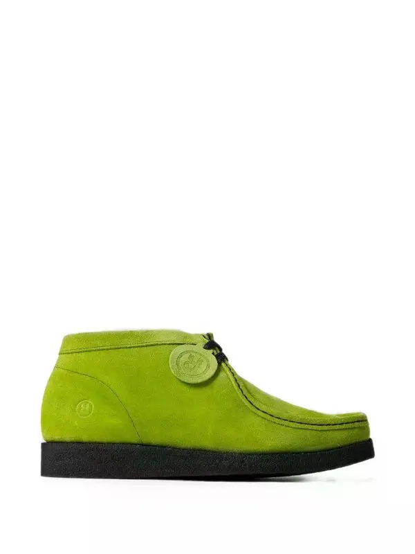 RAVE SKATEBOARDS Suede Boat Shoes - Green