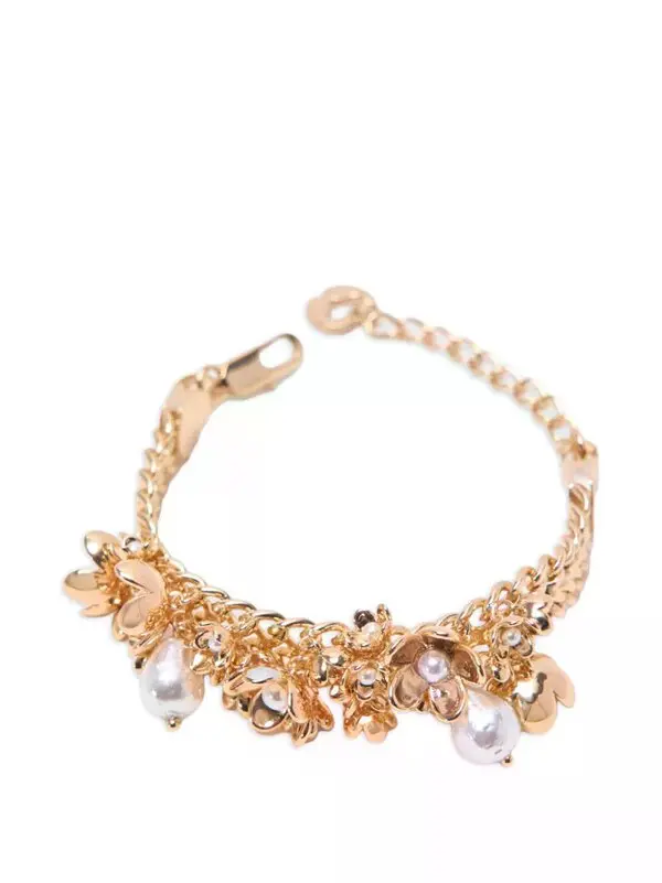 Maje Asymmetric Wide Chain Bracelet