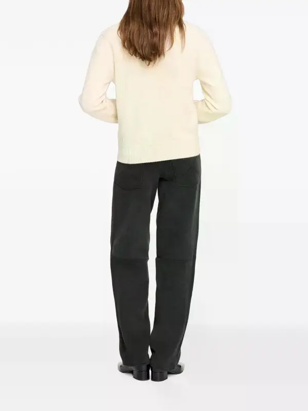 BARRIE Topstitched Cashmere Sweater