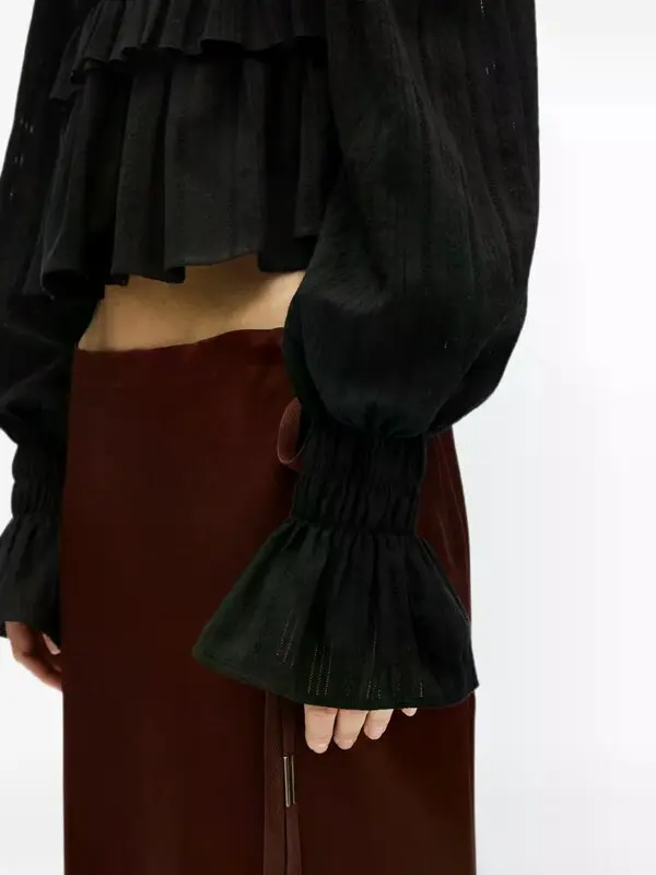 ANN DEMEULEMEESTER Ruffled-details Blouse