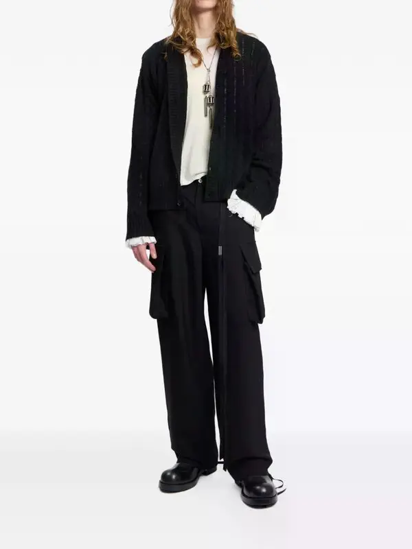 ANN DEMEULEMEESTER Cable-knit Cardigan