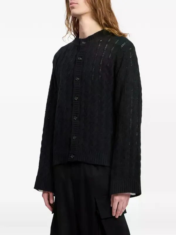 ANN DEMEULEMEESTER Cable-knit Cardigan
