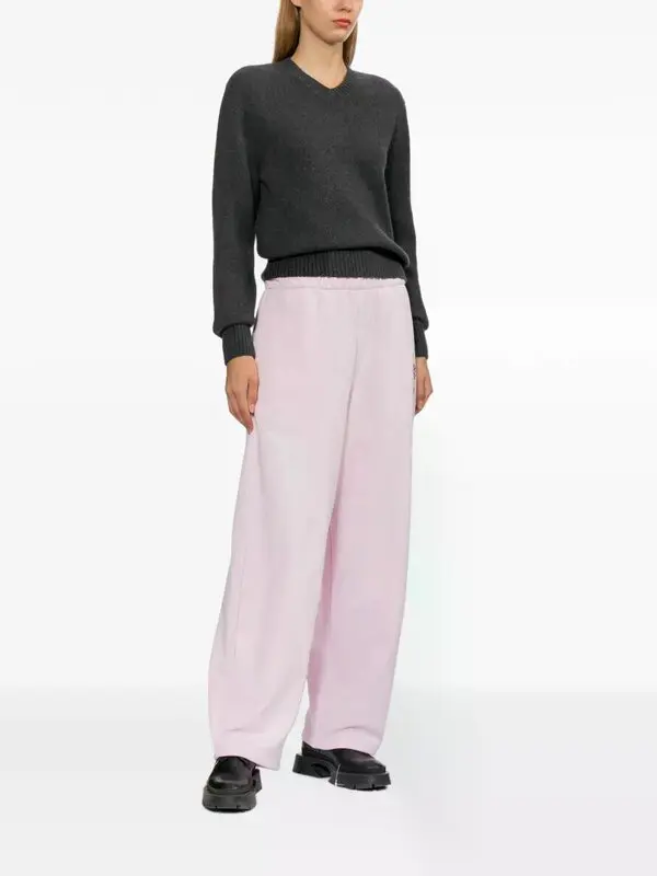 A.p.c. Ribbed-trim V-neck Jumper
