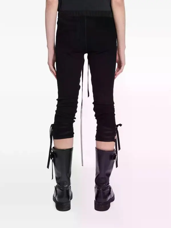 ANN DEMEULEMEESTER Pointelle-knit Trousers