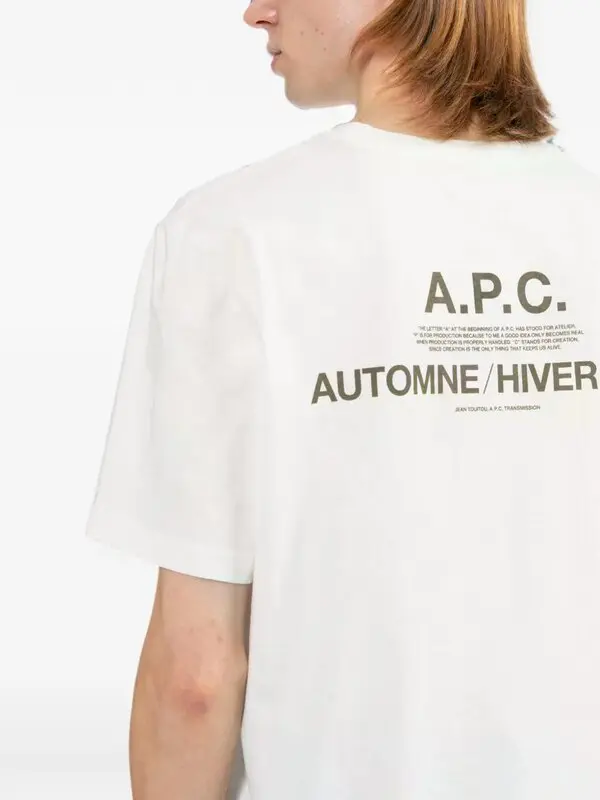 A.p.c. Logo-print Short-sleeve T-shirt