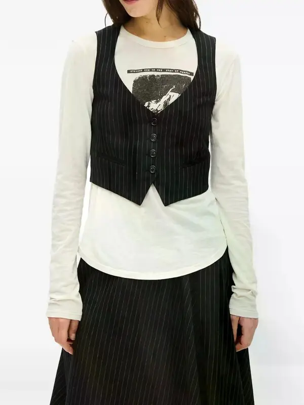 ANN DEMEULEMEESTER Button-front Waistcoat