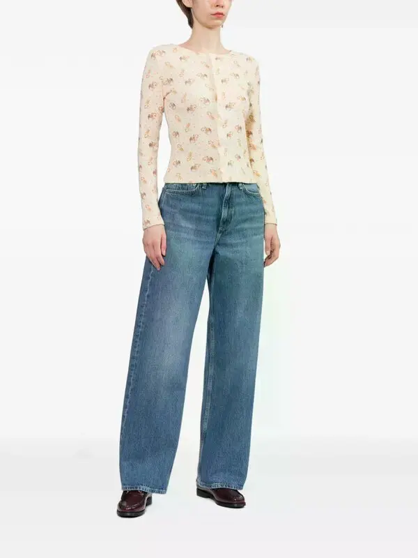 Ashley Williams Graphic-print Cardigan