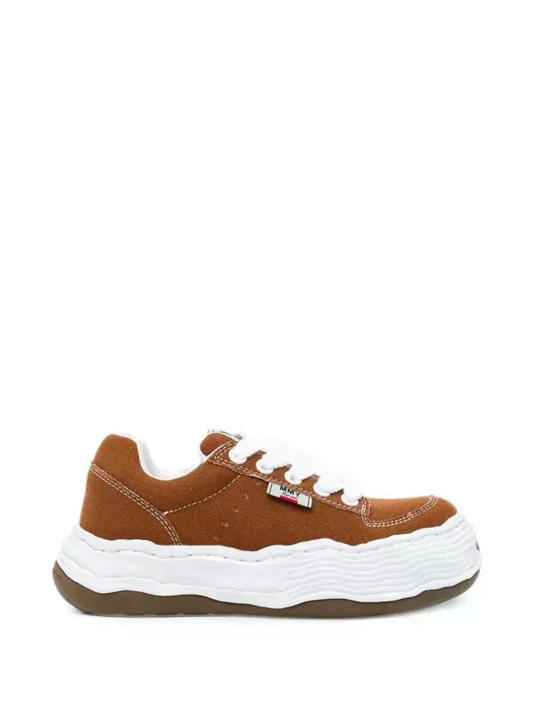Mihara Yasuhiro Canvas Panelled Sneakers