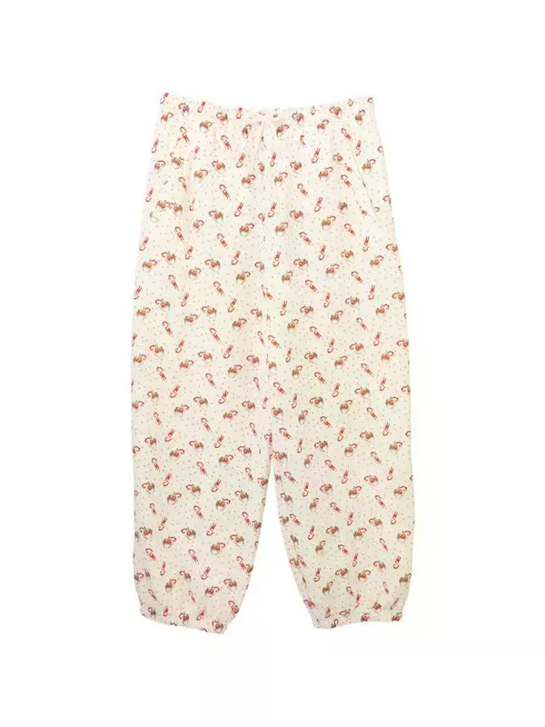Ashley Williams Graphic-print Track Pants - Neutrals