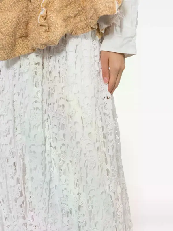 Comme Des Garçons Cutwork Cropped Trousers