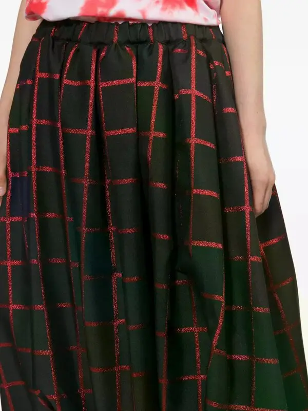 Comme Des Garçons Checked Trousers