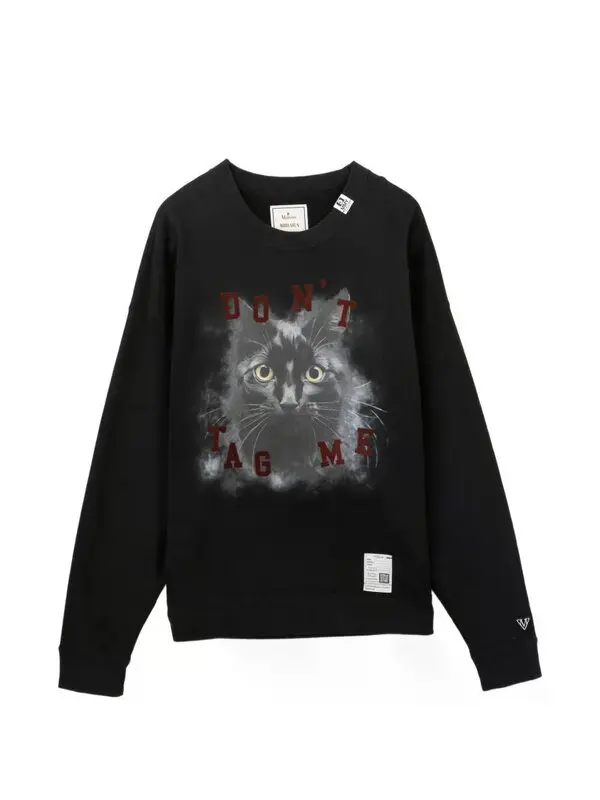 Mihara Yasuhiro Cat-print Sweatshirt