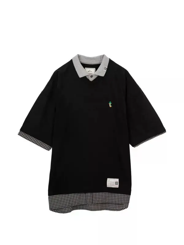 Mihara Yasuhiro Layered-design V-neck T-shirt