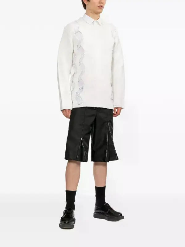 Comme Des Garçons Ripped Jumper