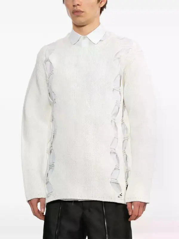 Comme Des Garçons Ripped Jumper