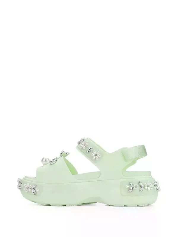 CROCS X Simone Rocha Soho Crystal-embellished Platform Sandals