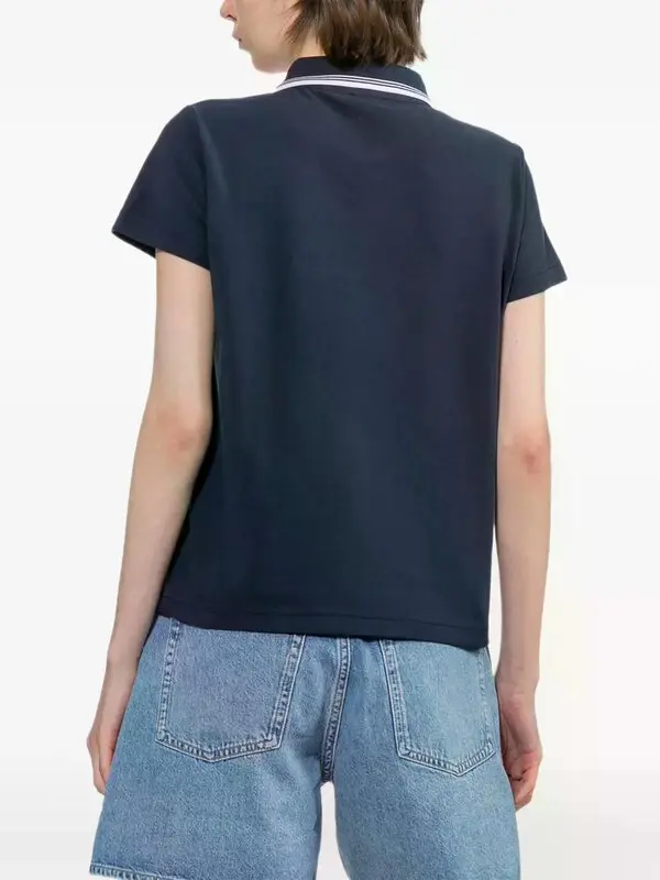 A.p.c. Logo-embroidered Polo Shirt