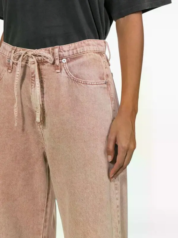 Rag & Bone Tie-waist Wide-leg Jeans