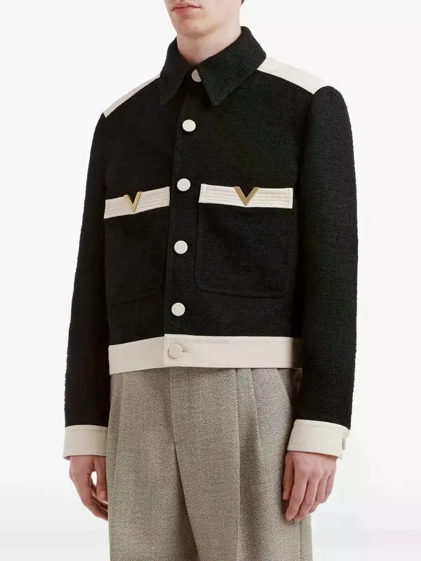 Valentino Garavani Vlogo Signature Tweed Jacket