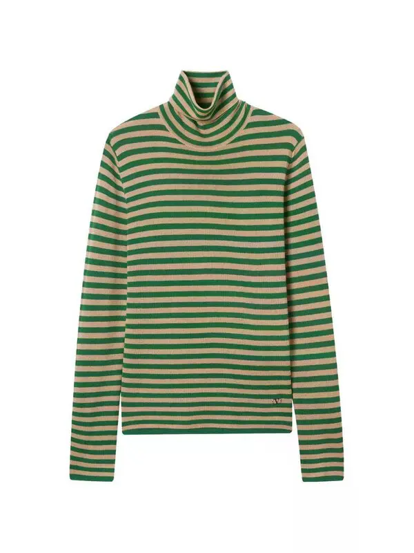 Valentino Garavani Striped Roll-neck Sweater