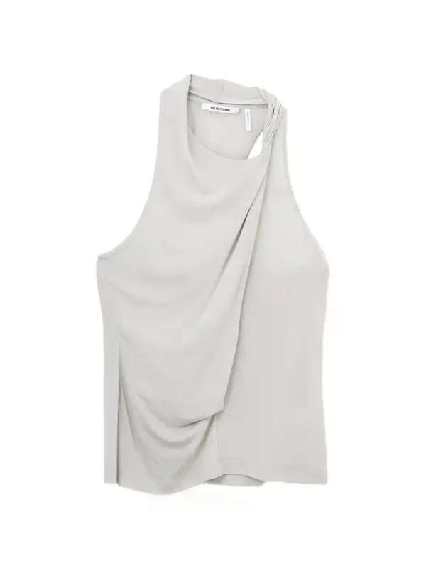 Helmut Lang Draped Halterneck Top - Grey