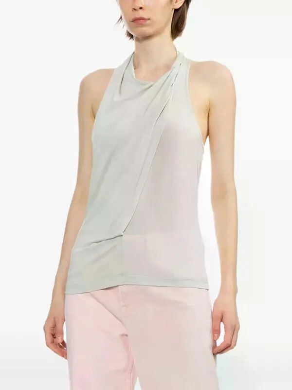 Helmut Lang Draped Halterneck Top